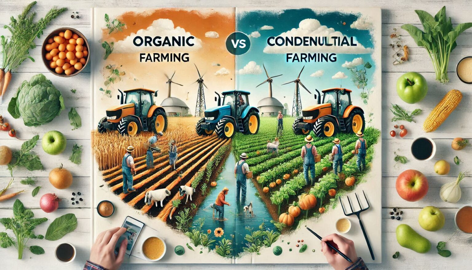 Organic farming vs. Conventional Farming Organic farming vs. Conventional Farming